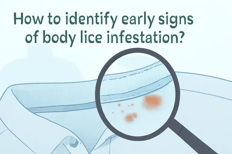 How to Identify Early Signs Body Lice Damage or Infestation?