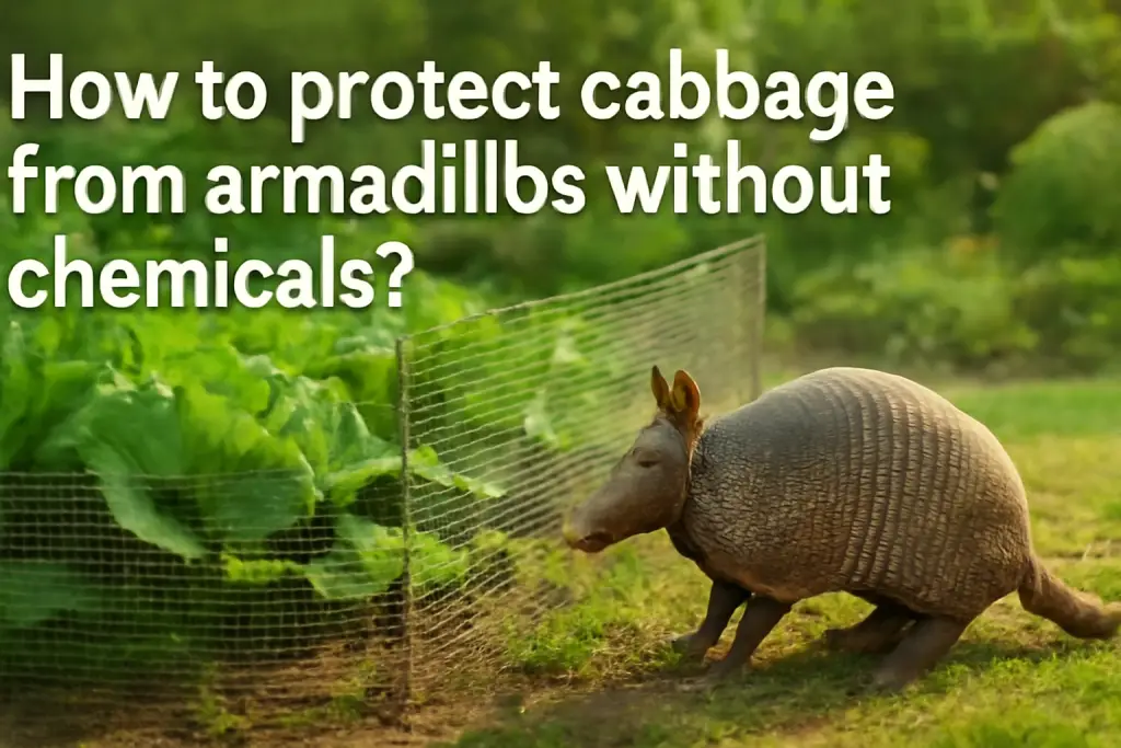 How to Protect Cabbage From Armadillos Without Chemicals?