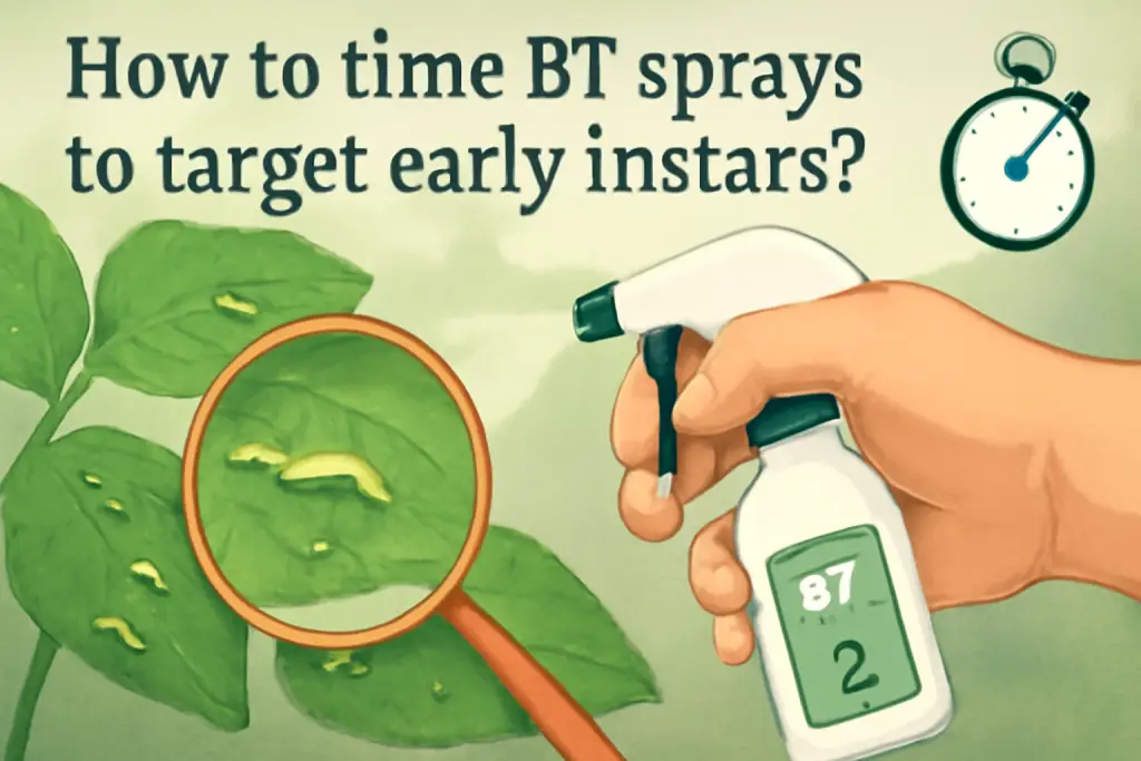 Expert Guide: How to Time BT Sprays to Target Early Instars?