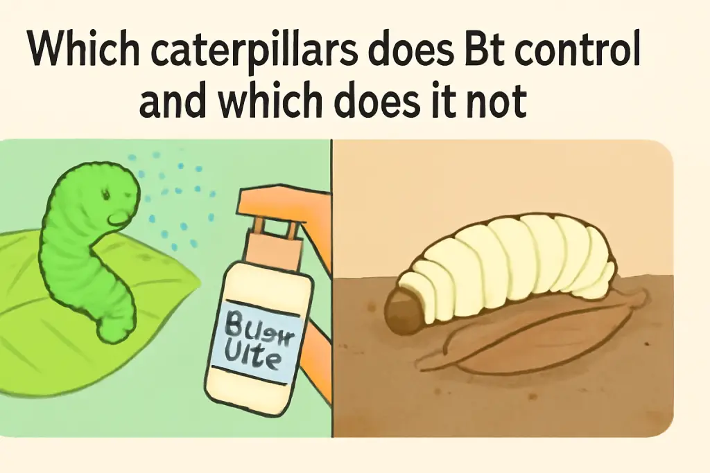 Which Caterpillars Does Bt Control and Which Does It Not?