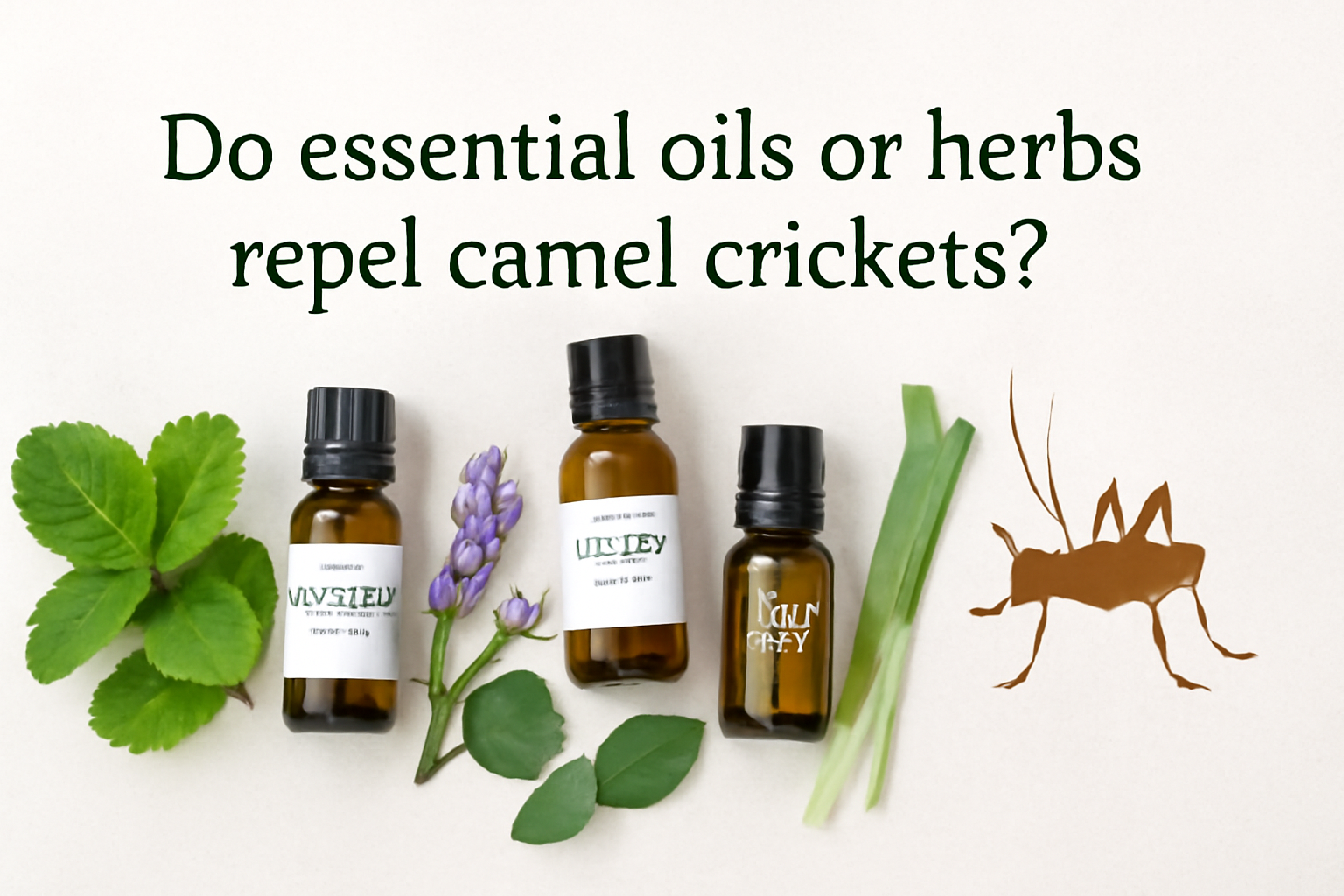 Do Essential Oils or Herbs Repel Camel Crickets? Find Out