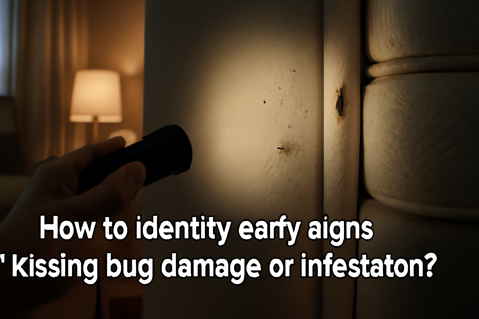 How to Identify Early Signs of Kissing Bugs Infestation?