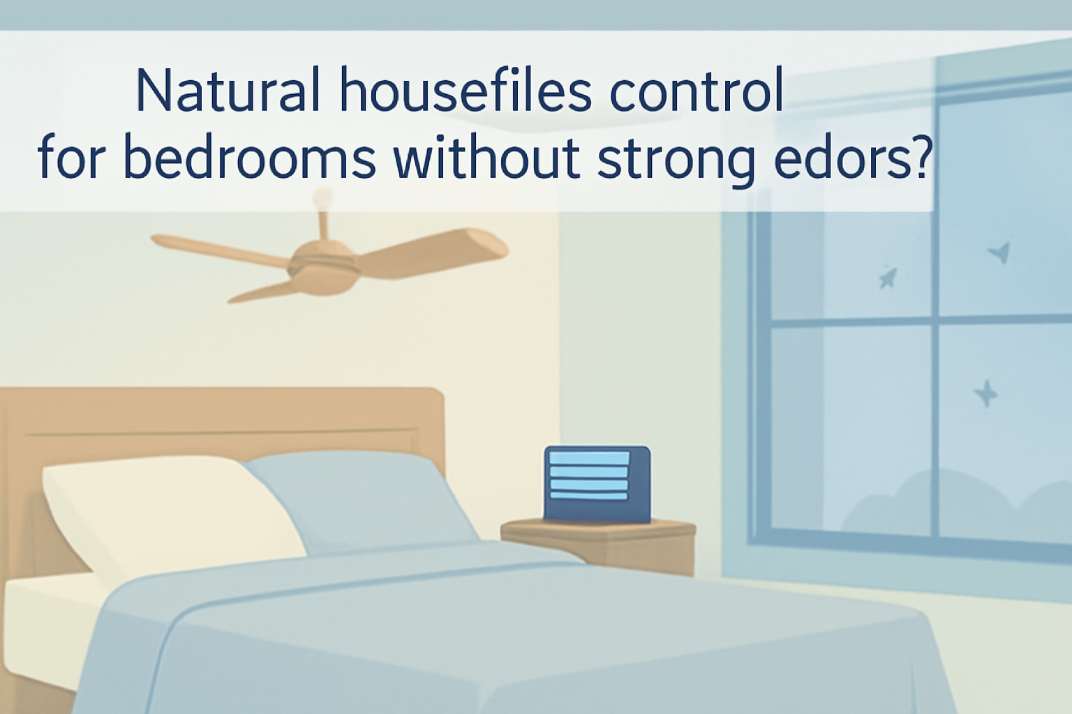 Natural Houseflies Control for Bedrooms Without Strong Odors