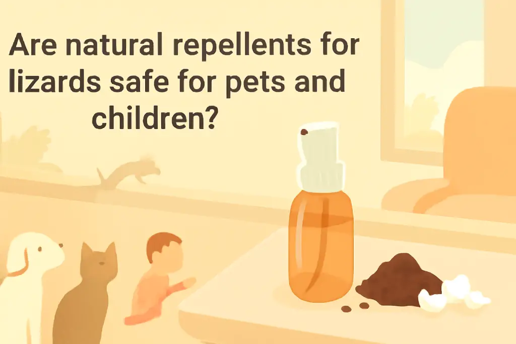 Are Natural Repellents for Lizards Safe for Pets and Children?