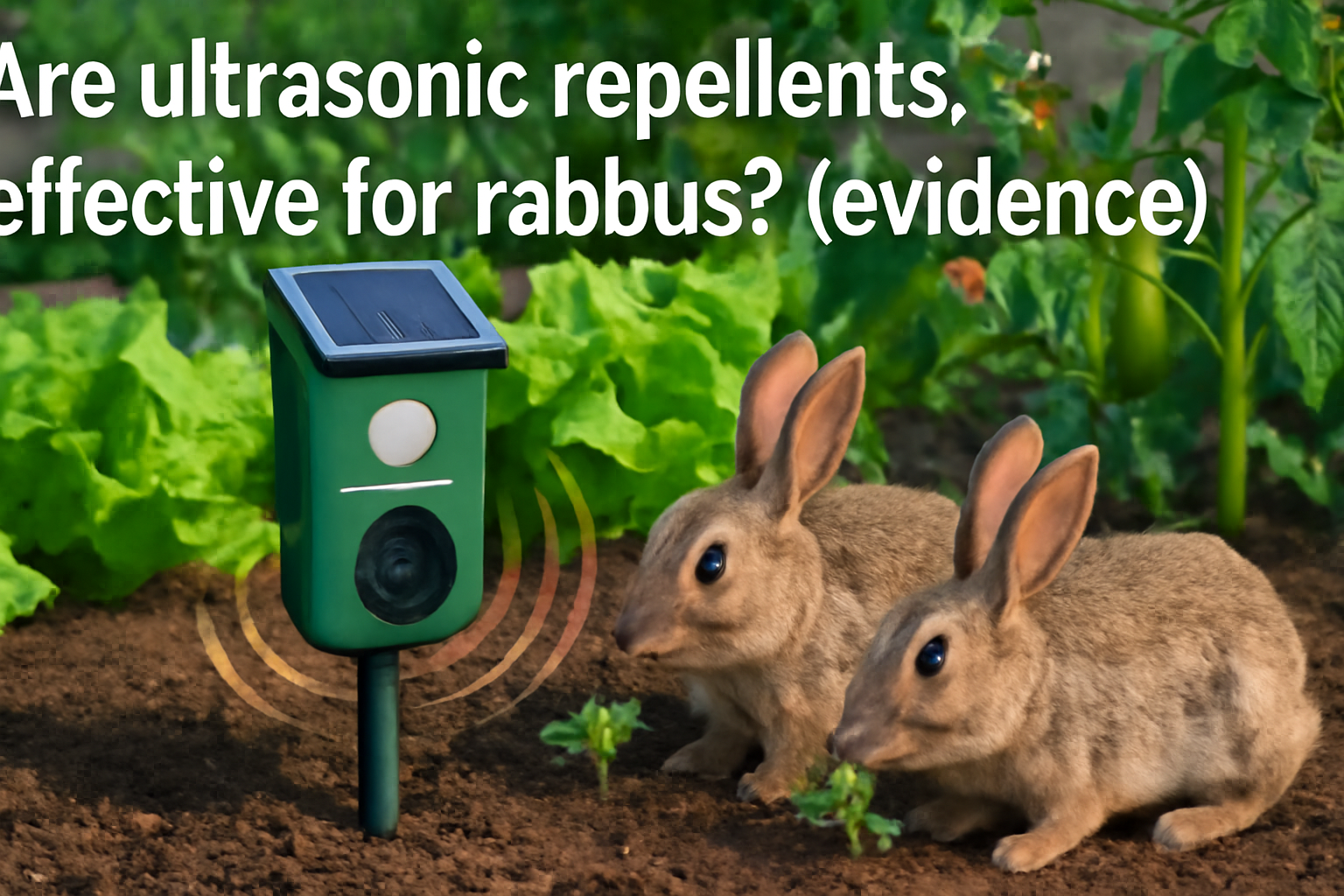 Are Ultrasonic Repellents Effective for Rabbits (Evidence)?