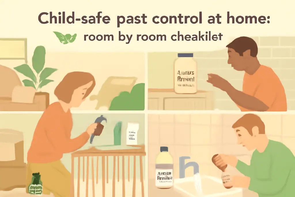 Child-Safe Pest Control at Home: Room-by-Room Checklist
