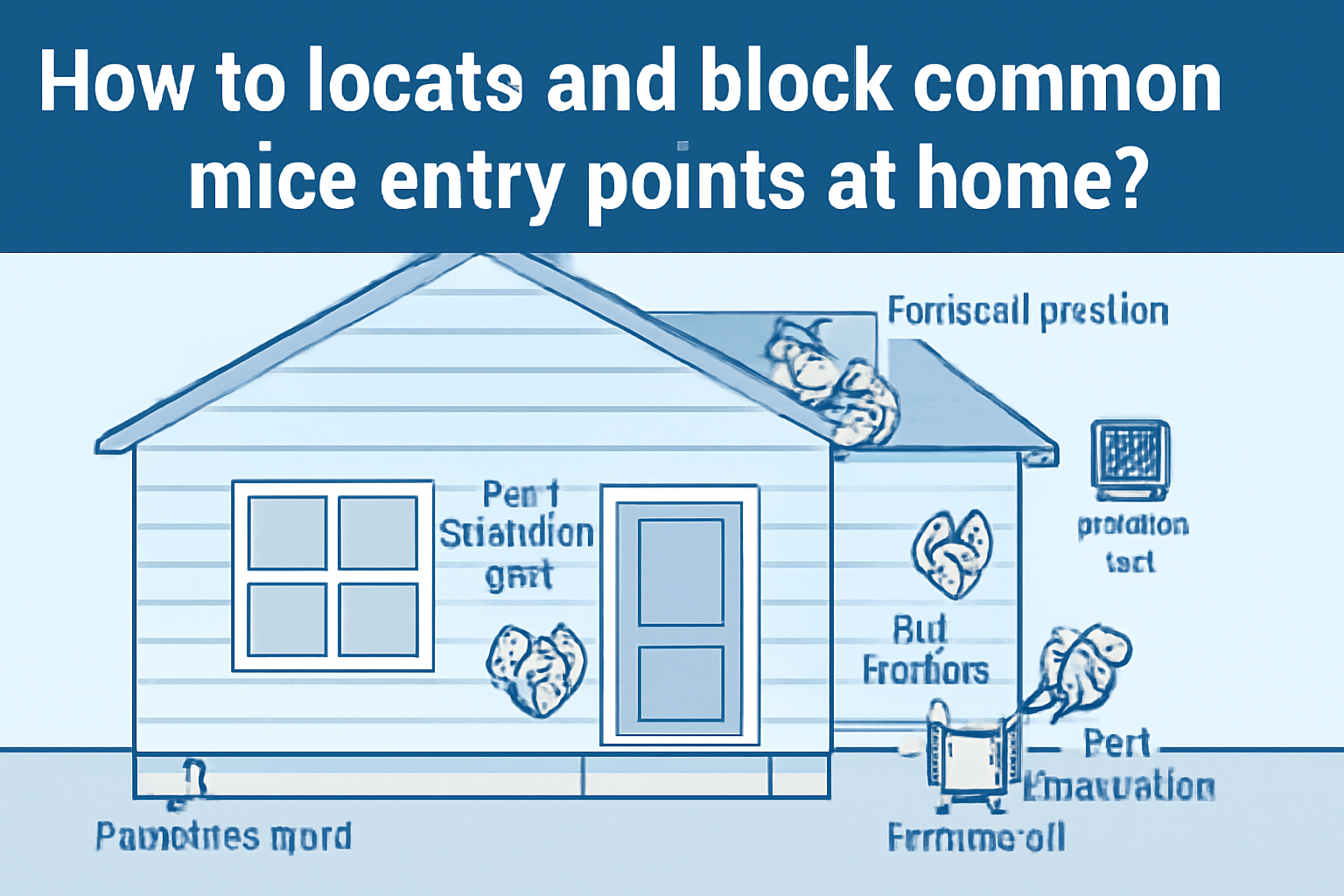 How to Locate and Block Common Mice Entry Points at Home?