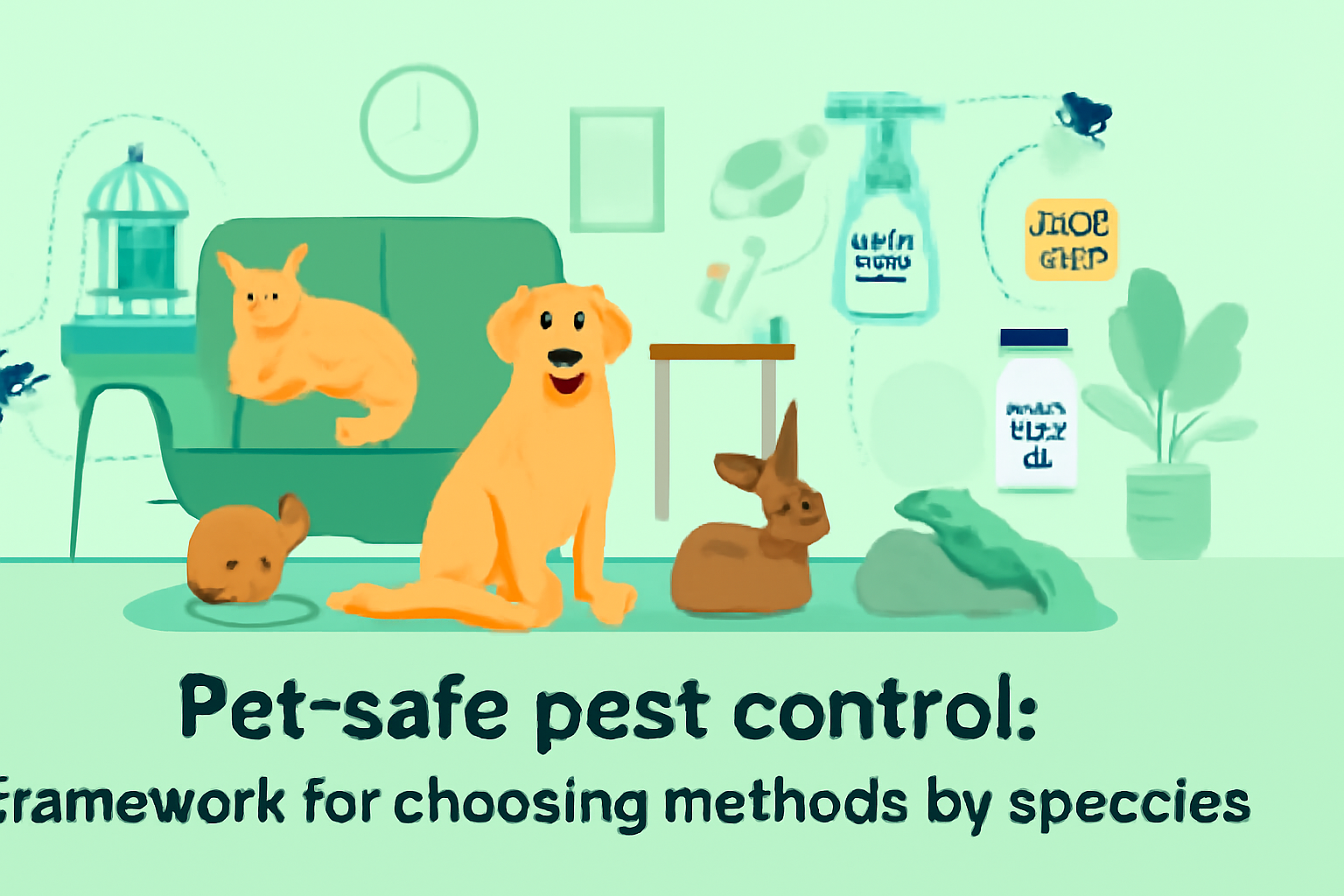 Pet-Safe Pest Control: Framework for Choosing Methods by Species
